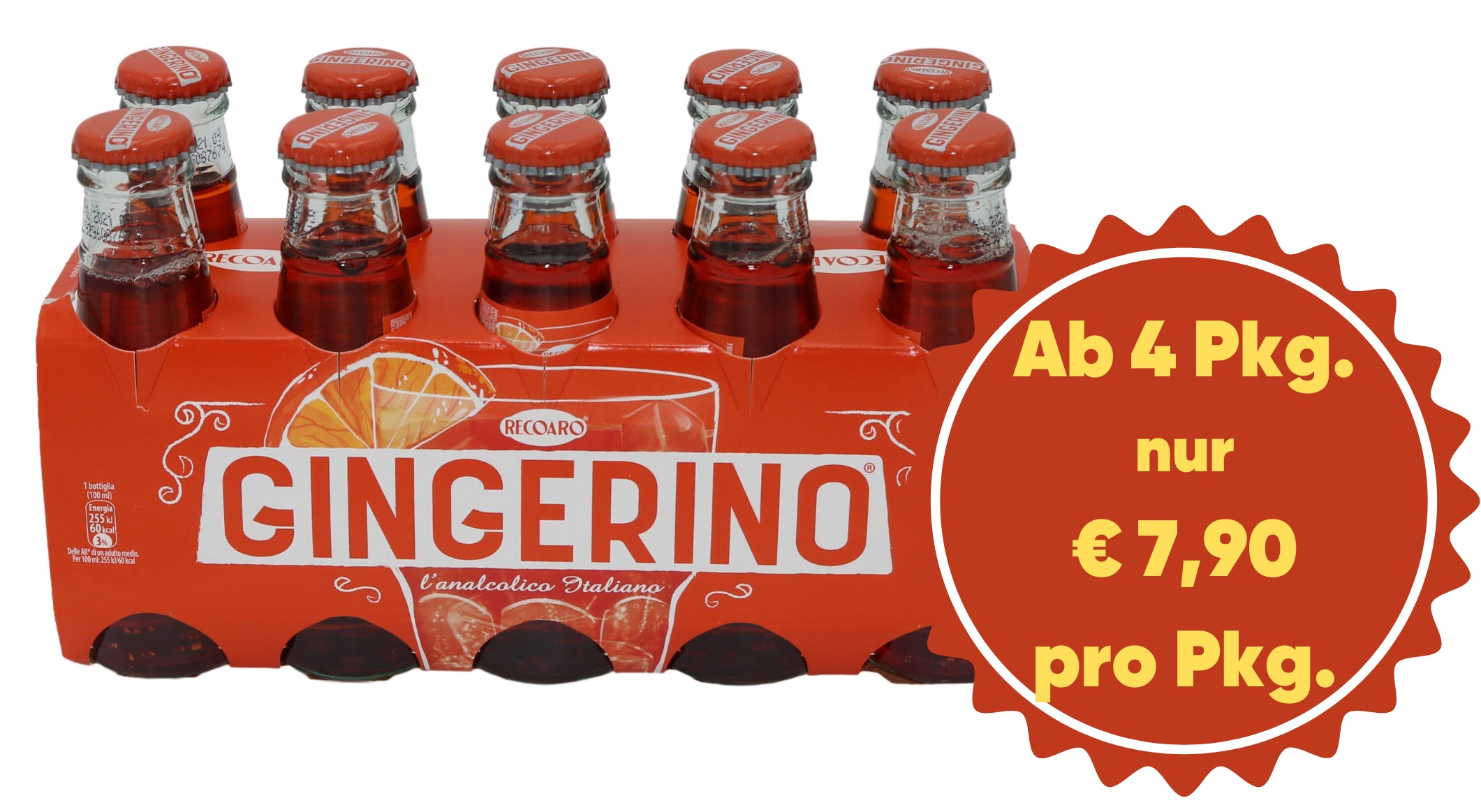 Recoaro Gingerino - Ab einer Menge von 4 Pkg. pro Pkg. nur € 7,90 - (1 ...